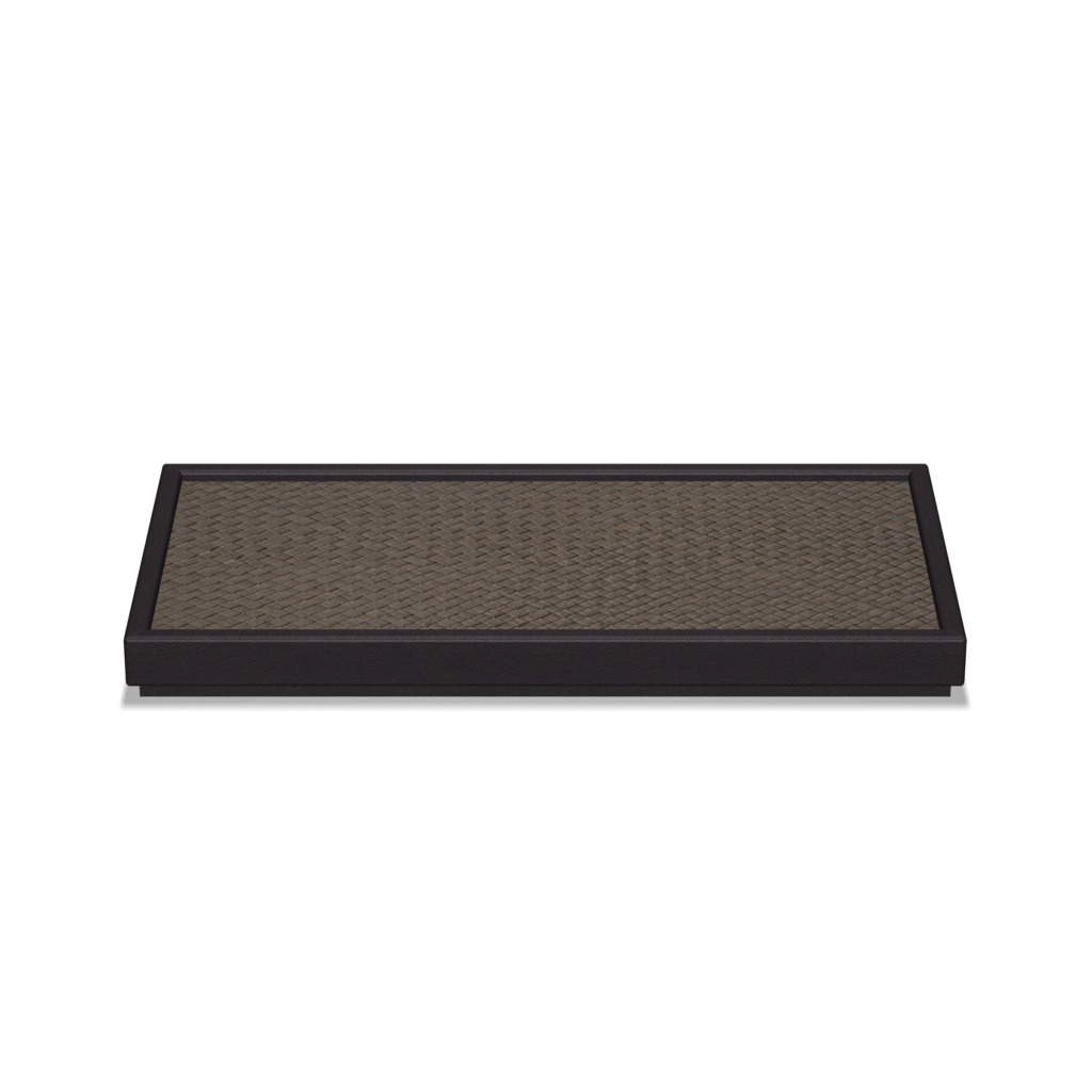 Pandan Small Rectangle Platform Tray W/Lv Edge | SLX Hospitality